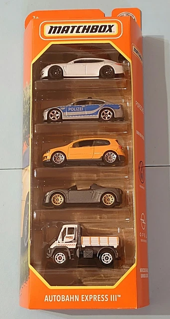 MATCHBOX 2022. AUTOBAHN Express III. 5 Pack. New Collectable Toy Model ...
