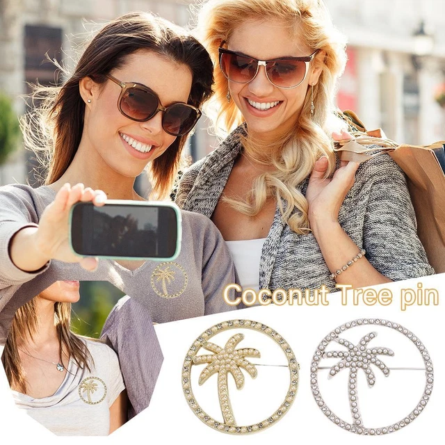 KAMALA HARRIS COCONUT TREE Buttons Brooch MEME Funny President 2024 £3. ...