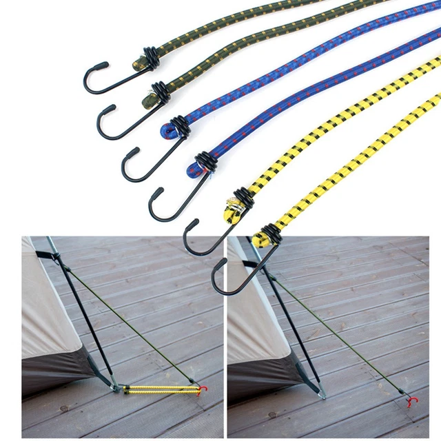 6 PCS/SET ADJUSTABLE Length Bungee Cord Cords Heavy Duty Outdoor $26.79 ...