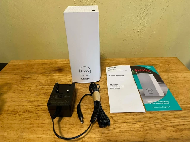LINKSYS VELOP TOOB SPNMX56 Wi-Fi 6 Mesh Router AX5400 Whole Home Wi-Fi ...