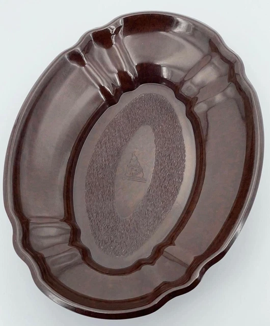 CORBEILLE À FRUITS/PANIÈRE en Bakélite marron, art déco, années 30s ...