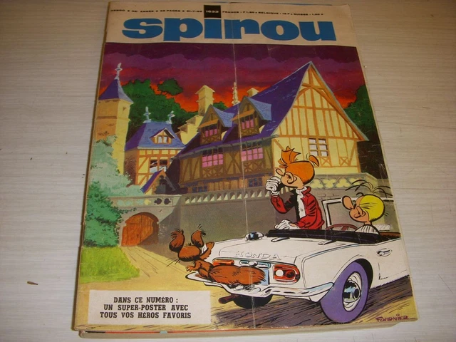 SPIROU 1633 31.07.1969 FORD CAPRI MULLIGAN par BERCK BD COMPLET par BRETECHER EUR 8,50 - PicClick FR