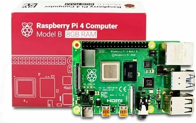 RASPBERRY PI 4 Model B 8GB RAM Quad-Core WiFi Bluetooth Mini PC $109.00 ...