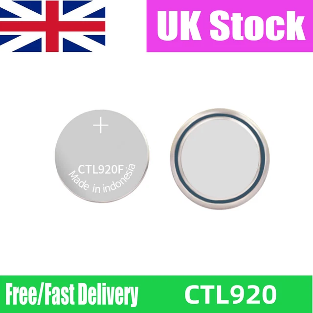 CTL920F RECHARGEABLE PANASONIC Watch Battery CTL920 for Casio Solar ...