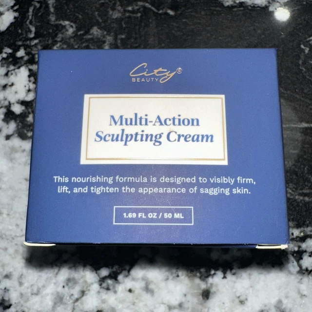 CITY BEAUTY MULTI-ACTION Sculpting Cream 1.69 FL OZ / 50 ML New in Box ...