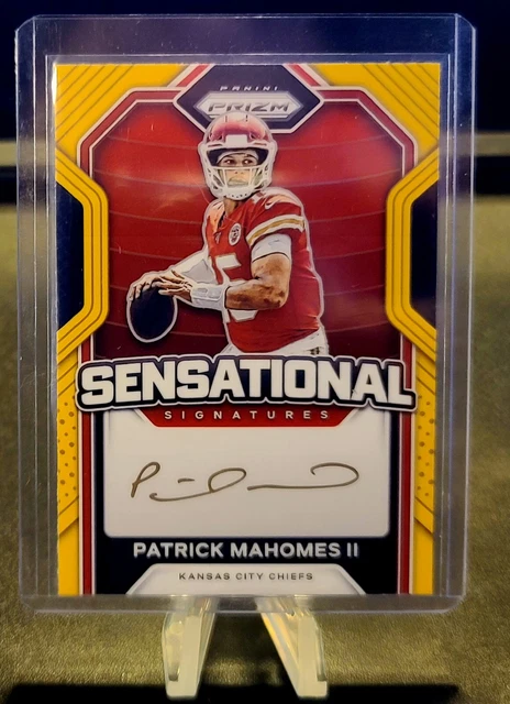 PATRICK MAHOMES SENSATIONAL Signatures HQ Sticker EUR 16,79 - PicClick FR
