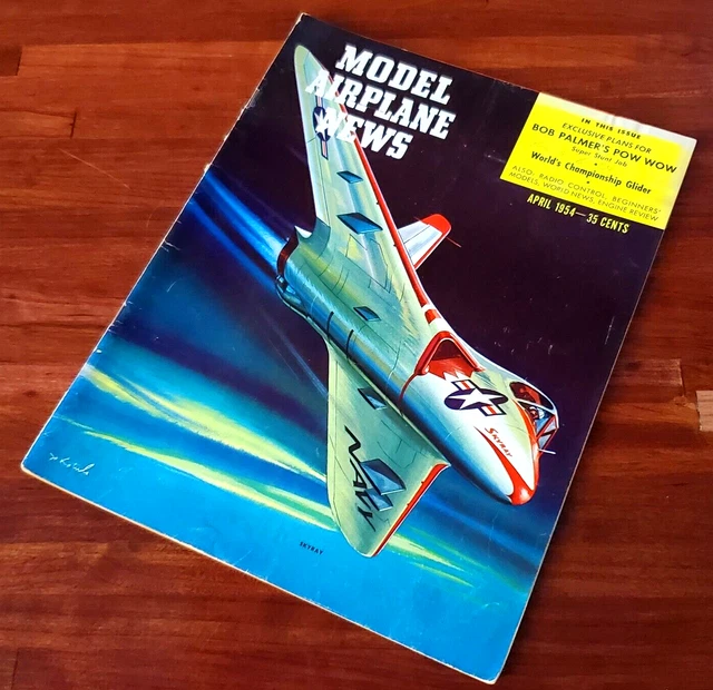 1954 APRIL - Model Airplane News Vintage Aviation Magazine Free ...