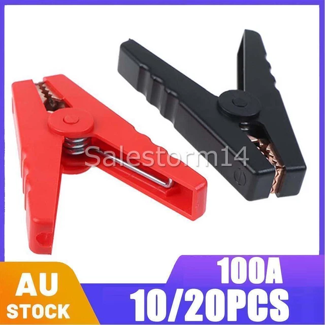 10/20PCS 100A CAR Alligator Clips Battery Clamps/Crocodile Clip ...