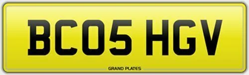 LORRY LONG LOAD Lwb Heavy Goods Reg Bc05 Hgv Number Plate Haulage ...