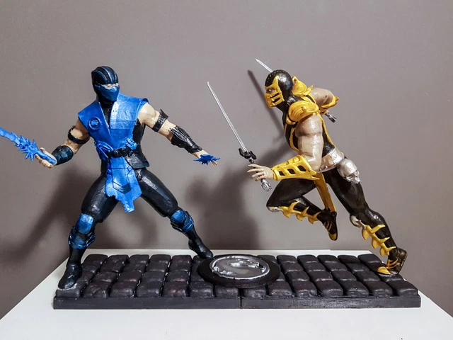 SUB ZERO VS. Scorpion Resin Sculpture Statue Model Kit size choices ...
