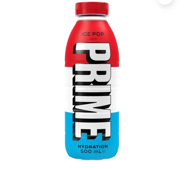 Prime Hydration Energy Drink 500ml By Logan Paul And Ksi Ice Pop £5 00