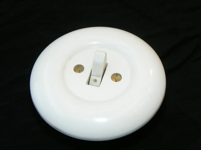 OLD BAKELITE SWITCH Flush Toggle Flush-Mounted Light Switch,Type ...