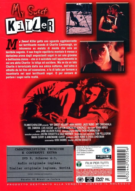 MY SWEET KILLER (DVD) Clifton Collins Jr. Jack Rubio Kirk Harris Art ...
