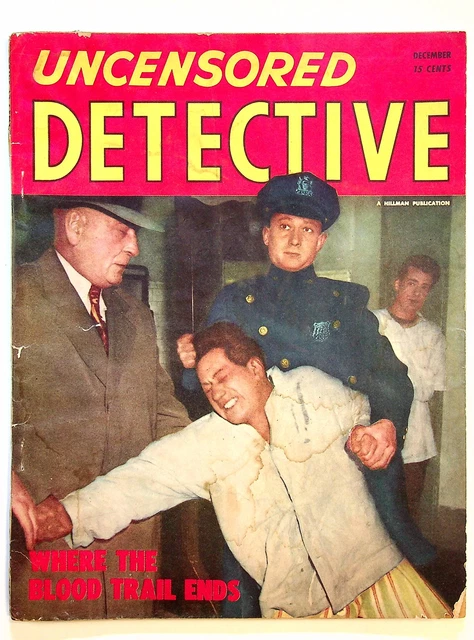 UNCENSORED DETECTIVE TRUE Crime Magazine Vol. 5 #6 GD 1949 EUR 13,59 ...