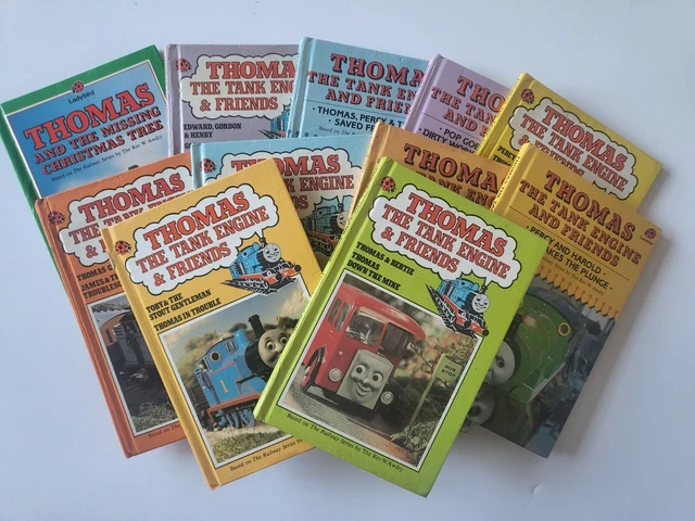 THOMAS THE TANK Engine x11 Ladybird Story Books 1980's - Ageing & Some ...