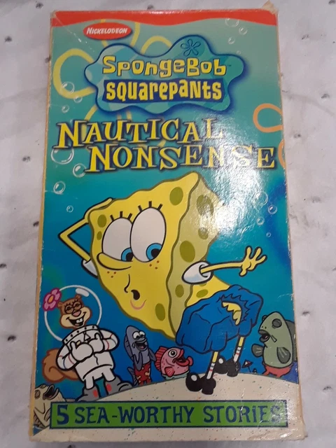 SPONGEBOB SQUAREPANTS NAUTICAL nonsense vhs 2001 nickelodeon EUR 5,94 ...