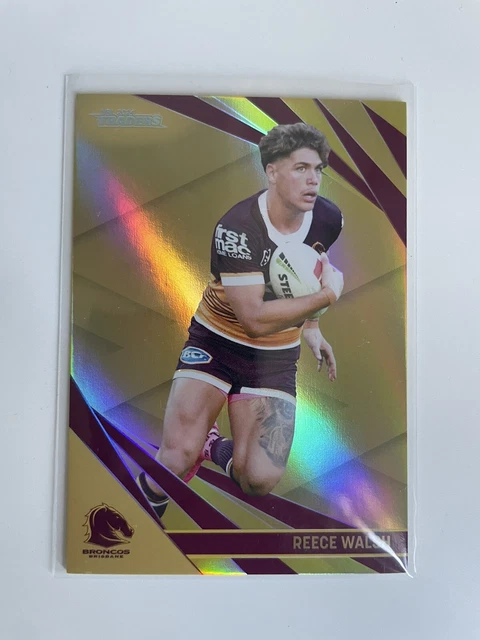 2024 NRL TRADING cards GOLD Reece Walsh #22/82 $20.00 - PicClick AU
