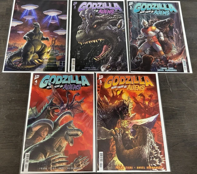 IDW COMICS 2025 Godzilla Here There Be Aliens #1-5 Complete Series Set ...
