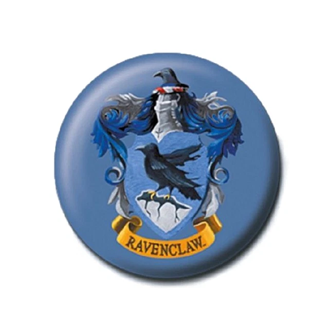 GENUINE HARRY POTTER Ravenclaw House Crest Button Badge Pin Hogwarts ...