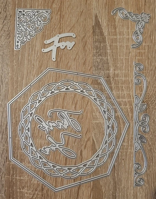 TEXTURES BY LOU Collins Floral Script Die Set £8.51 - PicClick UK