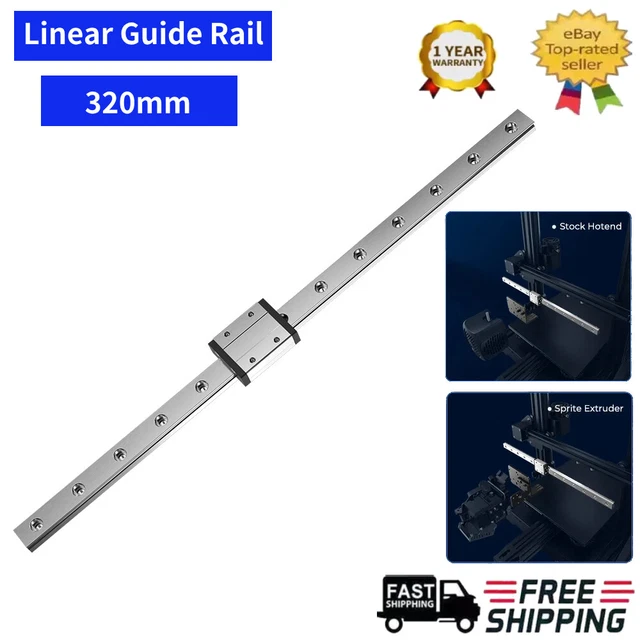 CREATIVITY Y AXIS Linear Rail Guide Kit MGN12 320mm for Ender-3/Ender-3 ...