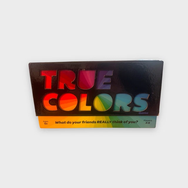 TRUE COLORS CARD Game - What Do Your Friends Really Think? Complete $15 ...