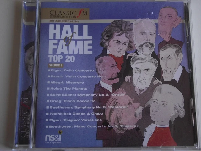 CLASSIC FM CD No. 174a. Hall of Fame Top 20 Volume One. (L19) £1.20 ...