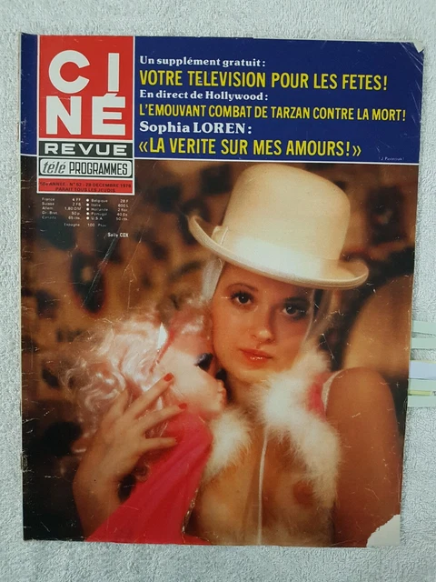 CINE REVUE N°52 1978 S.holden A.karina Teresa Wright Sardou Vartan Sheila Dalida EUR 4,00 ...