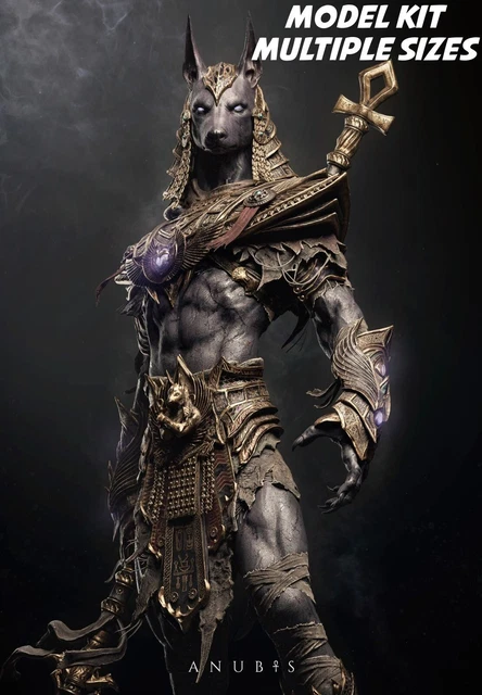 ANUBIS UNPAINTED MODEL Kit - 3D Printed Resin Figure - Multiple Size ...