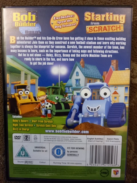 BOB THE BUILDER Starting From Scratch Dvd Kids 5 Episodes £5.99 ...