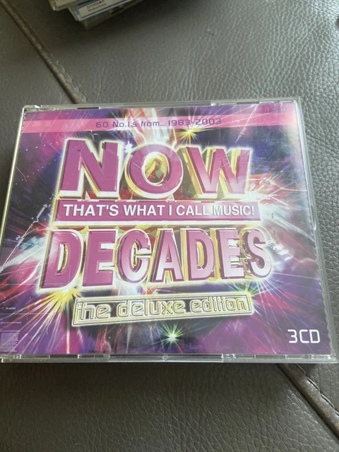 NOW DECADES NOW That's What I Call Music! Decades 2003 Uk 3Xcd Fatbox ...