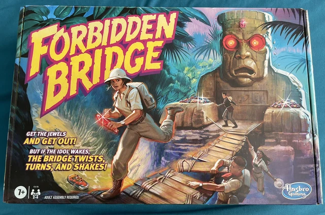 HASBRO FORBIDDEN BRIDGE Board Game 2021 Re-Edition Brand New SEALED BOX ...