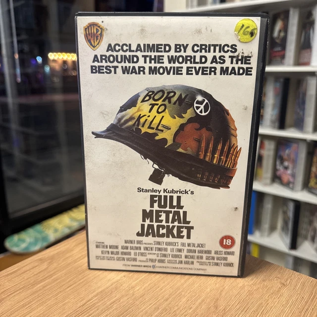FULL METAL JACKET VHS Ex Rental Big Box Video Tape £11.12 - PicClick UK