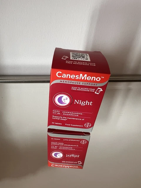 CANESMENO MENOPAUSE SUPPORT Night Tablets 30s Food Supplement £10.79 ...