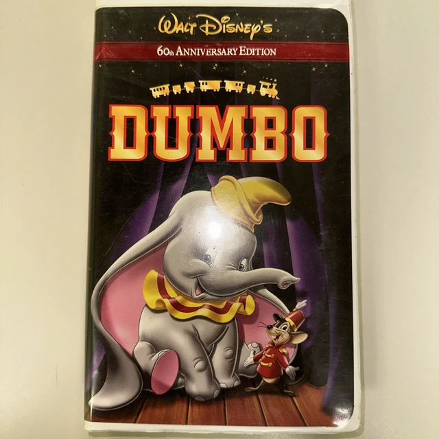 WALT DISNEY'S DUMBO (VHS, 2001, 60th Anniversary Edition) Clamshell ...