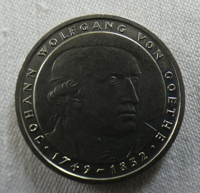 &JOHANN WOLFGANG VON Goethe" 5 DM Deutsche Mark Münze von 1982 EUR 3,50 ...