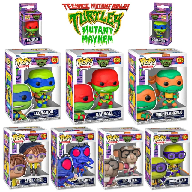 FUNKO POP! TMNT Teenage Mutant Ninja Turtles Mutant Mayhem Collectible ...