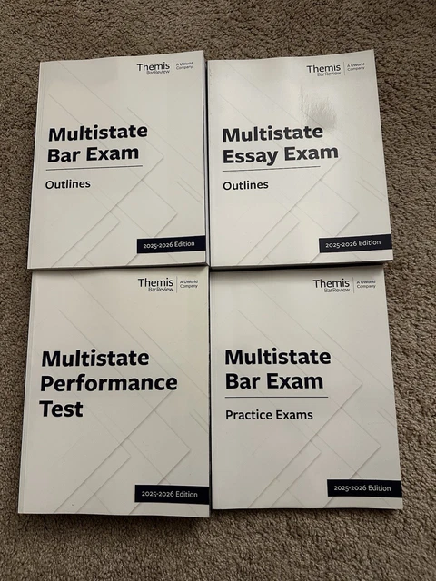THEMIS BAR EXAM Review 2025-26 UBE Multistate Prep Books (Set 4) MBE ...