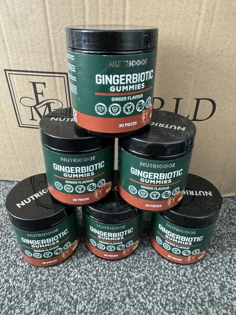 NUTRICODE GINGERBIOTIC GUMMIES 30 pcs 6 boxes bundle £9.71 - PicClick UK