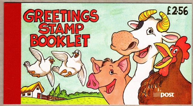 1997 IRLANDA GREETINGS libretto francobollo tipo B38 CSG SB57 completo ...