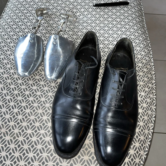 POULSEN SKONE LEATHER Shoes With Shoe Tree/last Size 9 £99.00 - PicClick UK