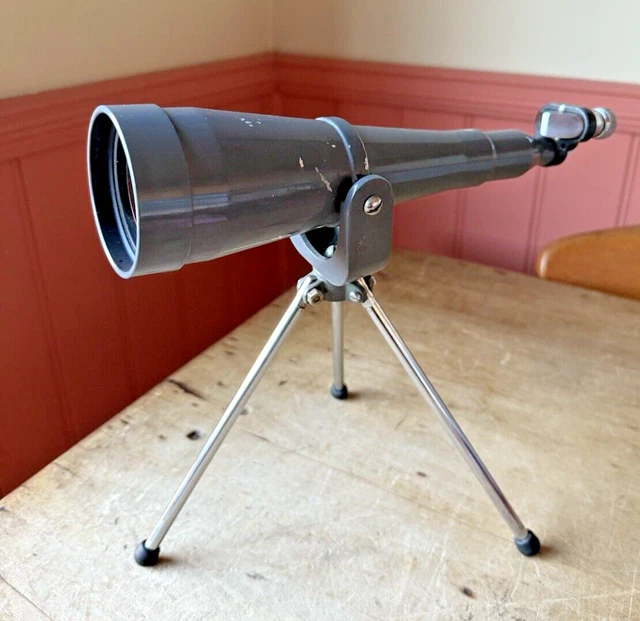 VINTAGE GREENKAT SPOTTING Scope 30 x 60mm with Tripod JAPAN * LOOK LOW ...