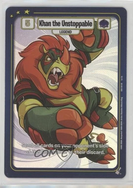 2024 NEOPETS BATTLEDOME TCG 1st Edition UR Khan the Unstoppable #DON ...