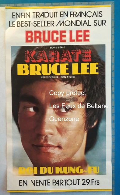 RARE PUBLICITÉ BRUCE LEE ROI DU KUNG FU 1975 EUR 9,00 - PicClick FR