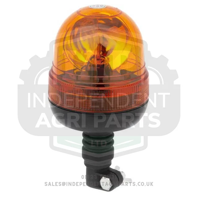 ROTATING BEACON HALOGEN, amber, flexible pole mount, gopart £31.70 ...