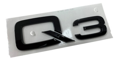 ORIGINAL AUDI Q3 Black Edition Emblem Lettering Logo Black Q3 8U F3 £36 ...