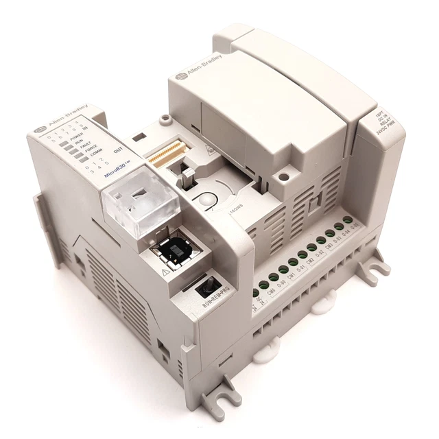 ALLEN BRADLEY 2080-LC30-16QWB Micro800 PLC I/O Module, 10x Input 6x ...