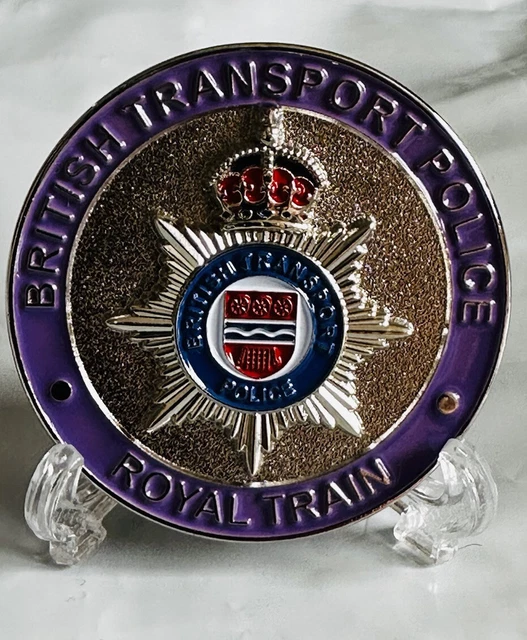 BRITISH POLICE ROYAL Train Challenge Coin - King Charles III London £40 ...