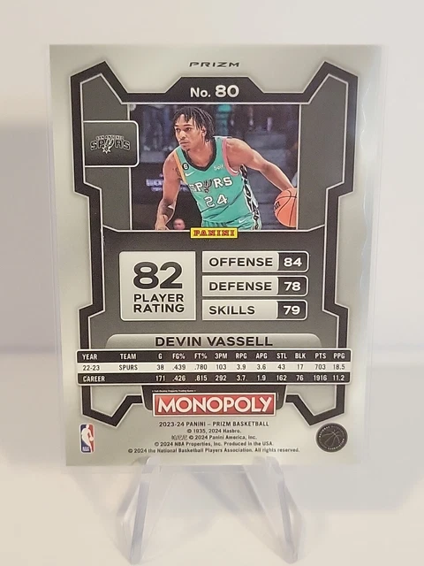 2023-24 PANINI PRIZM Monopoli Viola #80 Vassell Devin EUR 0,94 ...