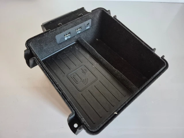 AUDI Q7 4M Under Armrest Wireless Charging Module And Usb Ports ...